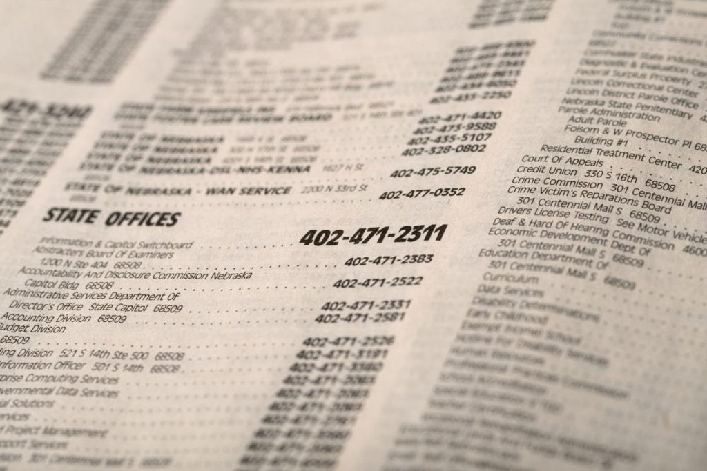 Usage Of A Telephone Directory Mera Windows